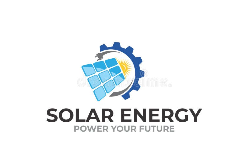 Creative Innovation Solar Energy Power Vector Logo Design Stock Vector ...