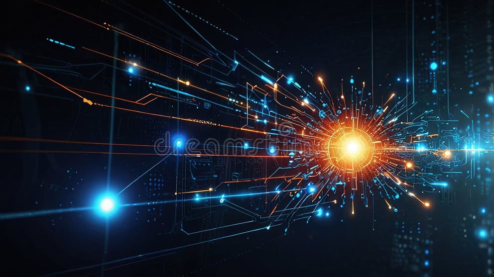 Creative Inovative Technology Background Stock Illustration ...