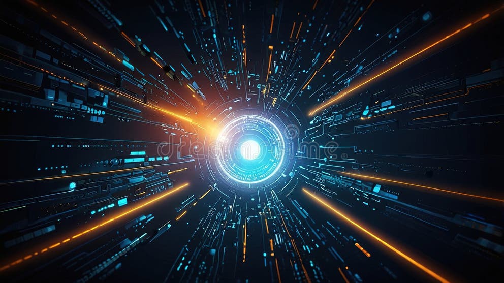 Creative Inovative Technology Background Stock Illustration ...