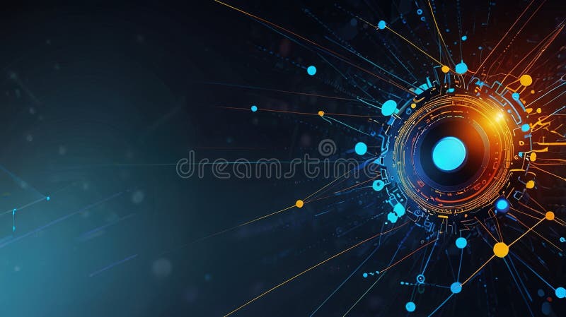 Creative Inovative Technology Background Stock Illustration ...