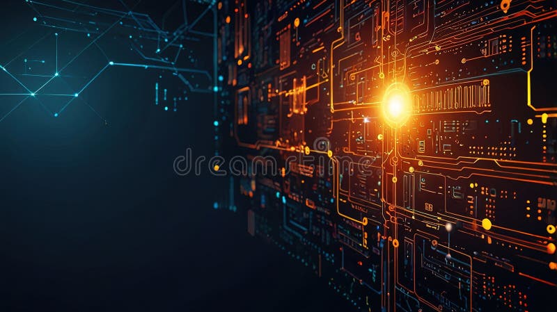 Creative Inovative Technology Background Stock Illustration ...