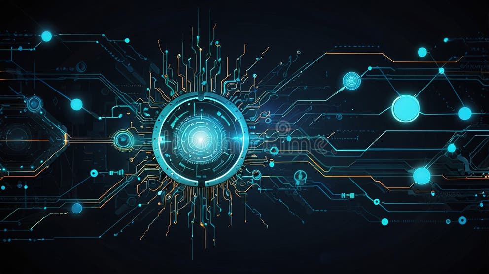 Creative Inovative Technology Background Stock Illustration ...