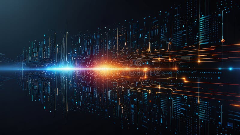 Creative Inovative Technology Background Stock Illustration ...