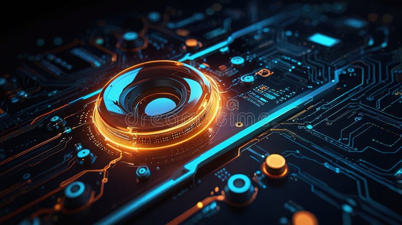 Creative Inovative Technology Background Stock Illustration ...