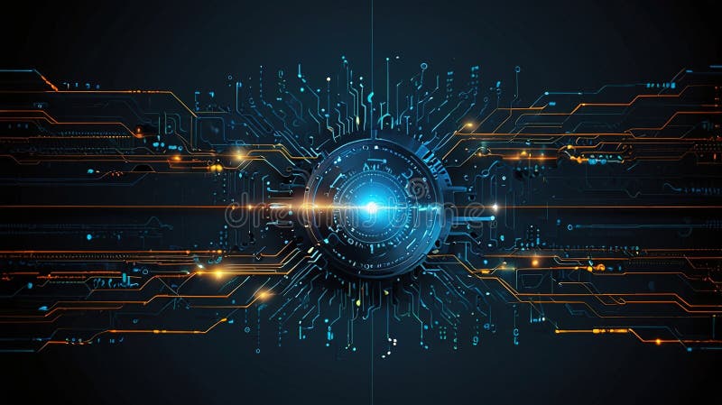 Creative Inovative Technology Background Stock Illustration ...