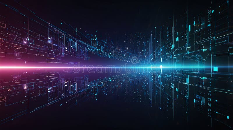 Creative Inovative Technology Background Stock Illustration ...