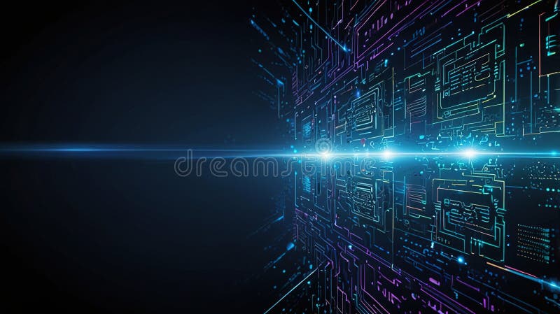 Creative Inovative Technology Background Stock Illustration ...