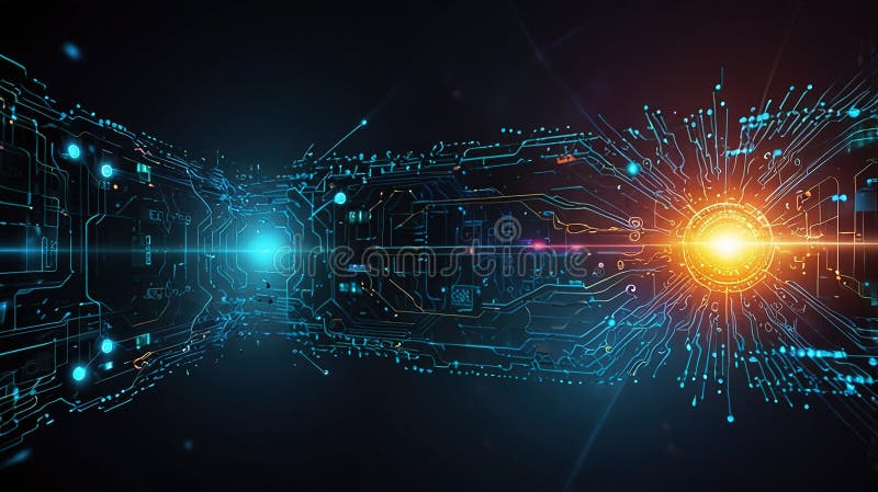 Creative Inovative Technology Background Stock Illustration ...