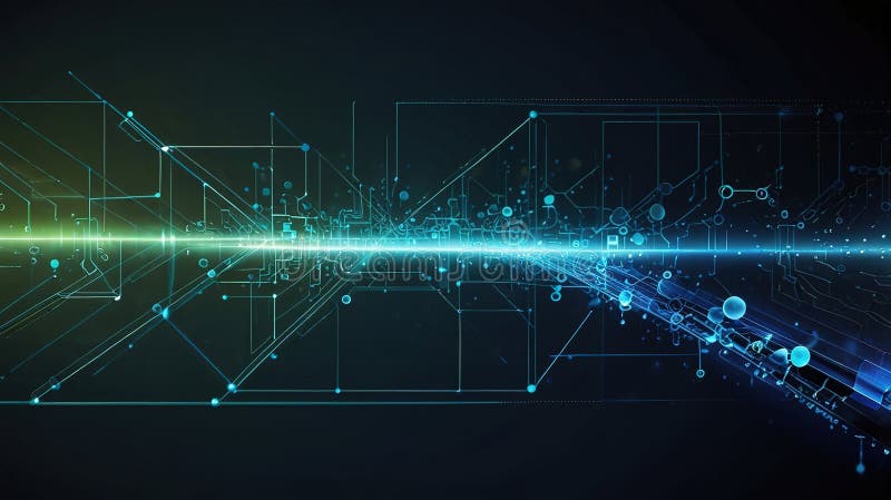 Creative Inovative Technology Background Stock Illustration ...