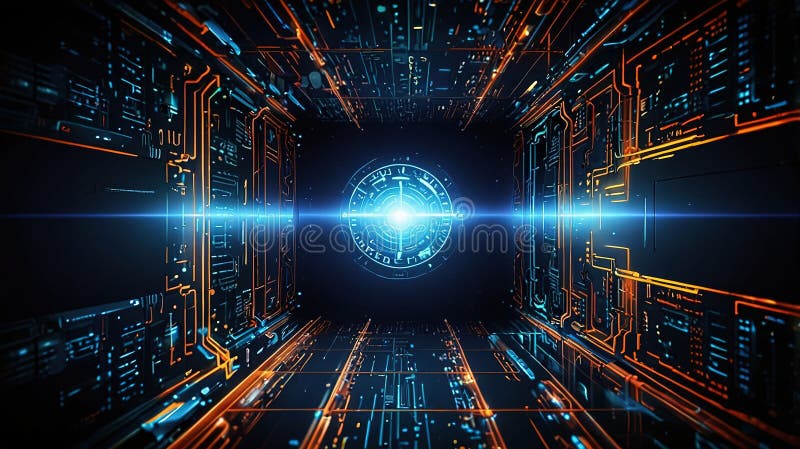 Creative Inovative Technology Background Stock Illustration ...