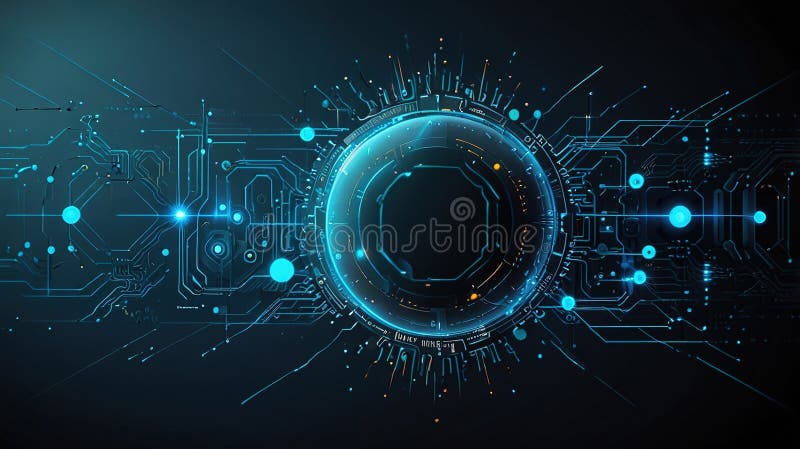 Creative Inovative Technology Background Stock Illustration ...