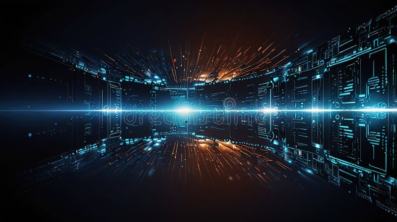 Creative Inovative Technology Background Stock Illustration ...