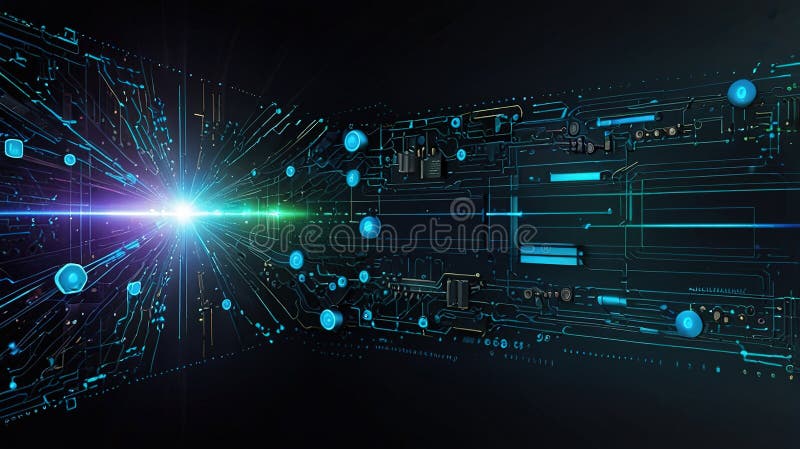 Creative Inovative Technology Background Stock Illustration ...