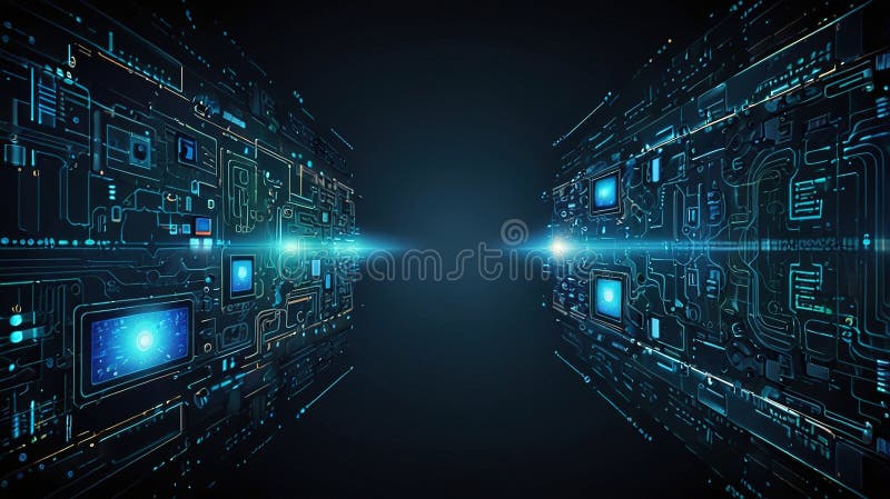 Creative Inovative Technology Background Stock Illustration ...
