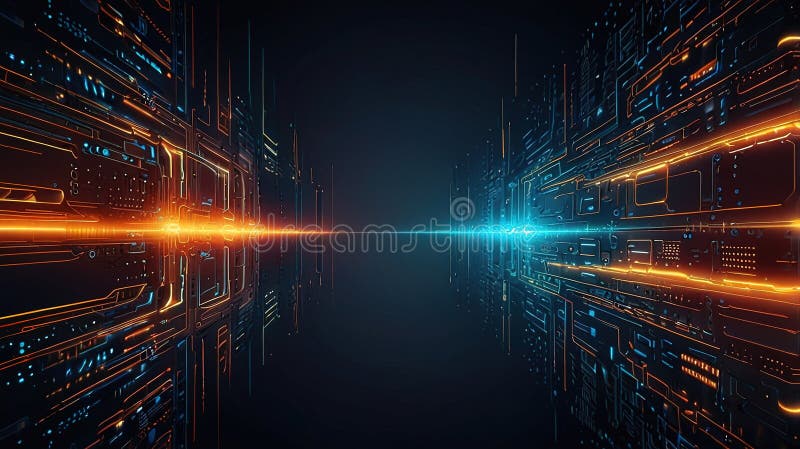 Creative Inovative Technology Background Stock Illustration ...