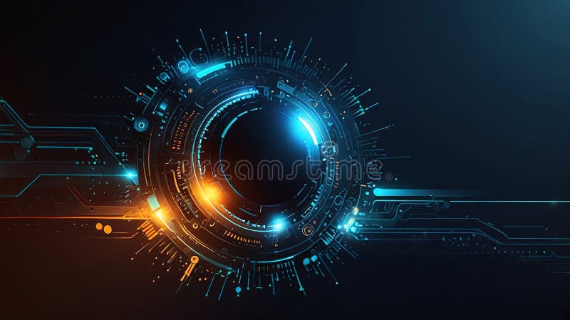 Creative Inovative Technology Background Stock Illustration ...