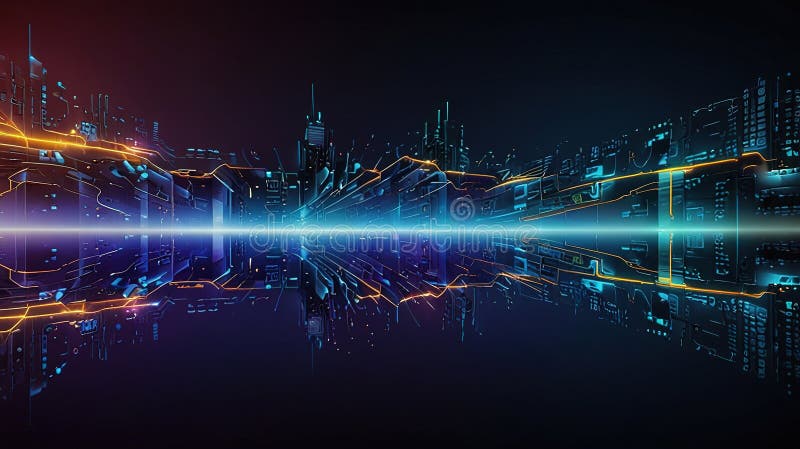 Creative Inovative Technology Background Stock Illustration ...