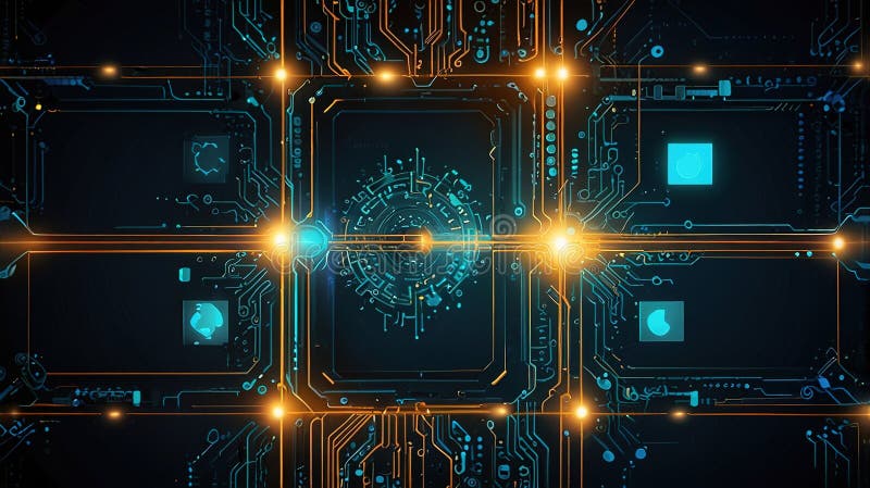 Creative Inovative Technology Background Stock Illustration ...