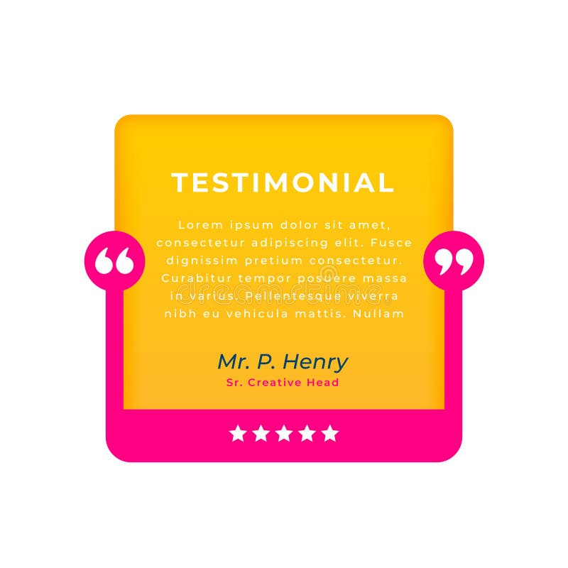 Testimonial Frame Stock Illustrations – 855 Testimonial Frame Stock ...