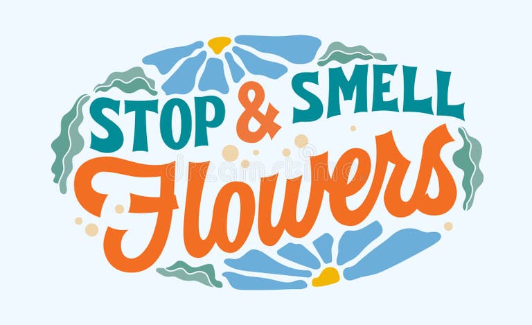 Stop Smell Flower Stock Illustrations 41 Stop Smell Flower Stock