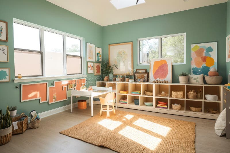 Creative and Inspiring Home Learning Space with Art Projects, Books ...