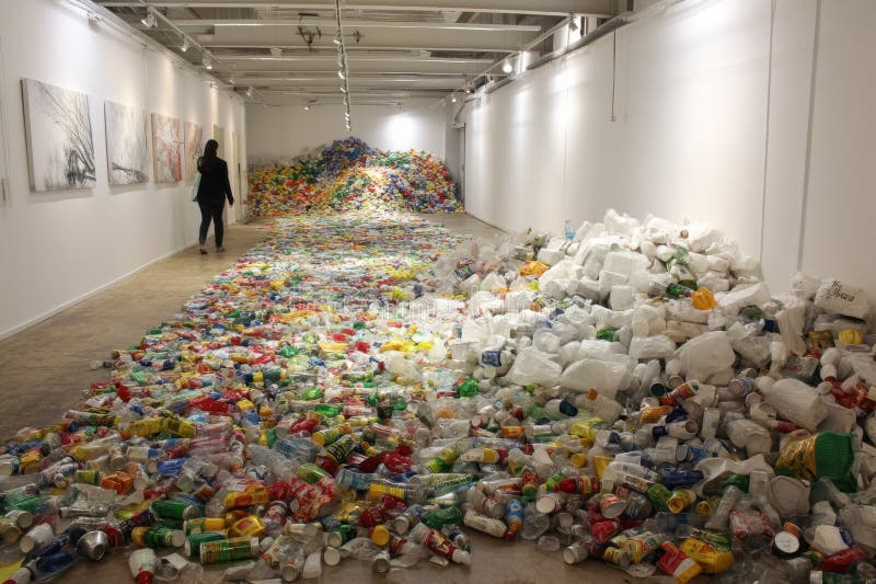 Creative Installation Transforms Gallery Space into a Vivid Landscape ...