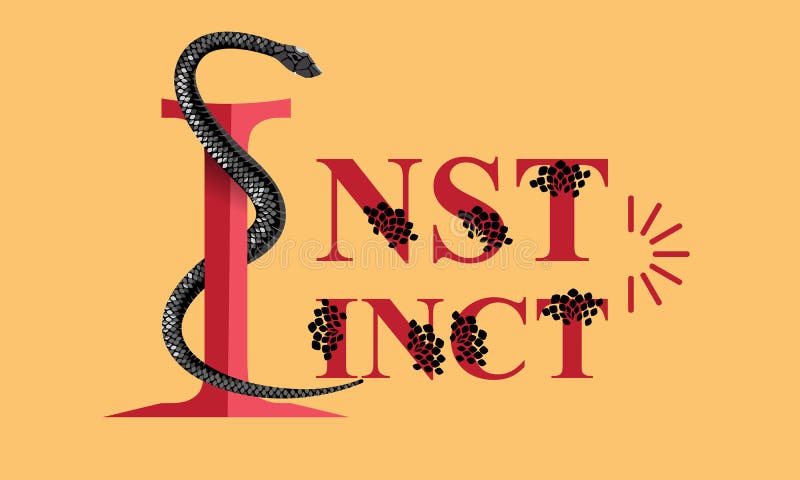 Instinct Typography Stock Illustrations – 125 Instinct Typography Stock ...