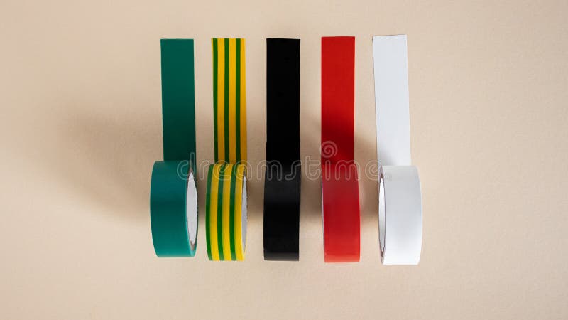Creative insulating tapes stock photo. Image of glue - 327589916
