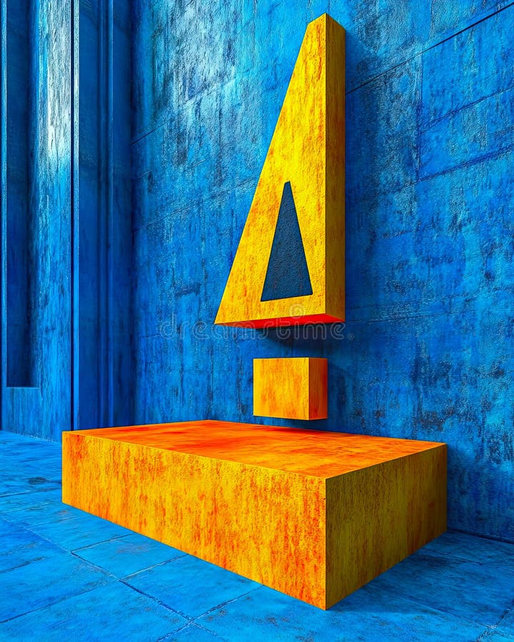 Creative Interpretation of a Warning Sign Highlighting Caution in a ...