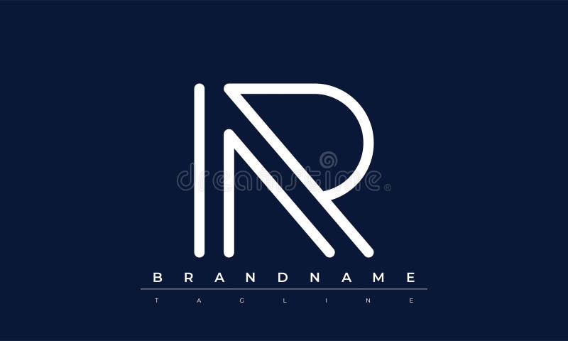 Creative IR Letter Initial Logo Vector Image Stock Vector ...