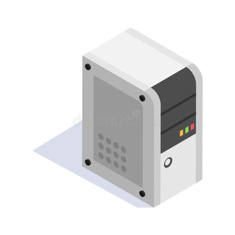 Isometric Desktop Server Stock Illustrations – 1,012 Isometric Desktop ...