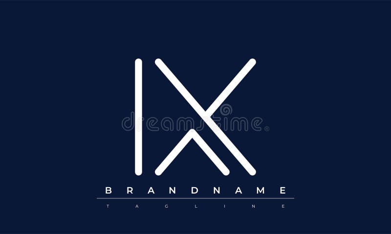 Creative IX Letter Initial Logo Vector Image Stock Vector ...