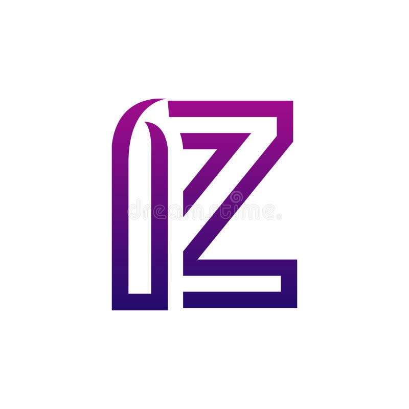 Creative IZ Logo Icon Design Stock Vector - Illustration of creative ...