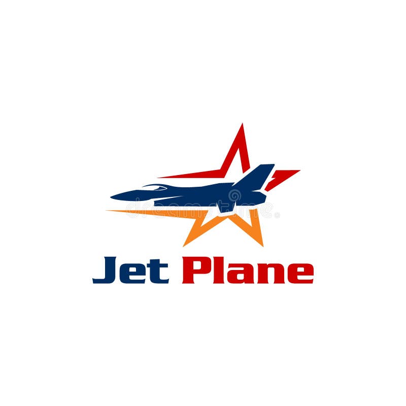 Creative Jet Plane Logo Vector Art Logo Stock Illustration ...