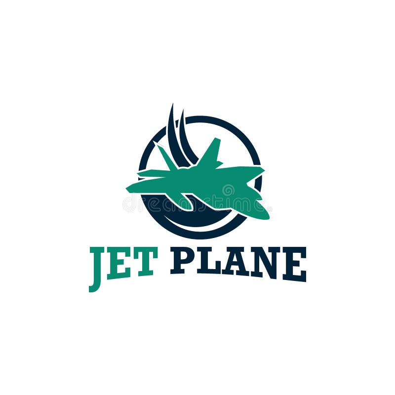 Creative Jet Plane Logo Vector Art Logo Stock Vector - Illustration of ...