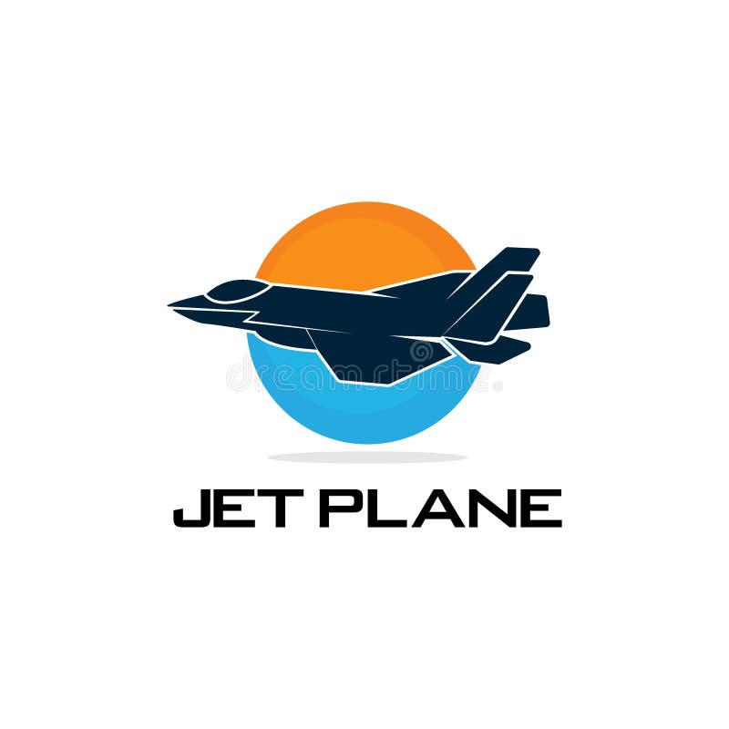 Creative Jet Plane Logo Vector Art Logo Stock Vector - Illustration of ...