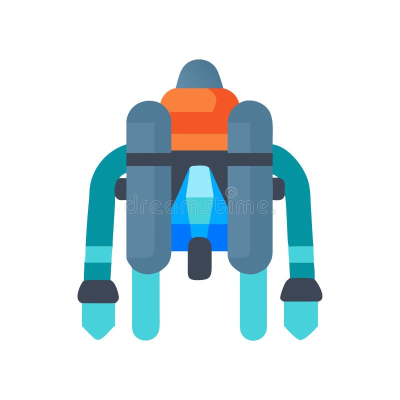 Creative Jetpack Icon for Digital Use Stock Illustration - Illustration ...