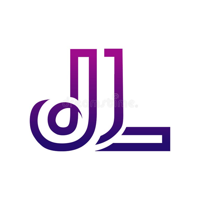 Creative JL Logo Icon Design Stock Vector - Illustration of cutting ...