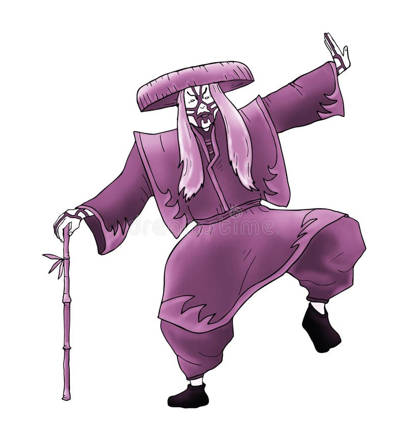 Creative kabuki character stock illustration. Illustration of style ...
