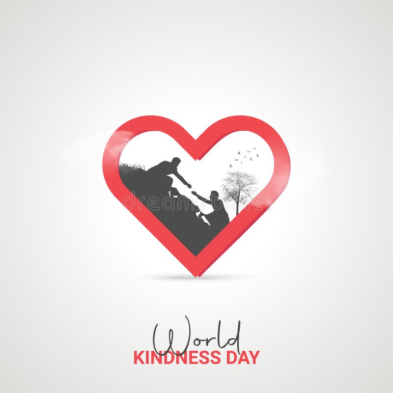 Creative Kindness Day Ads Design. World Kindness Day, Celebrated November 13, Vector, 3d ...