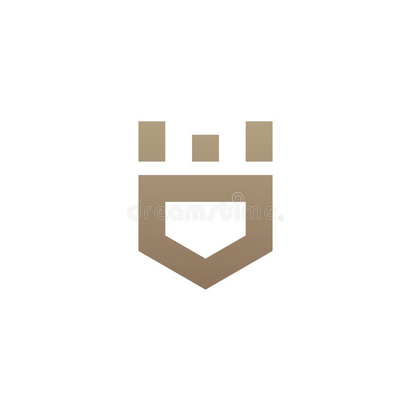 Creative King Shield Logo Design. Premium Vector Stock Illustration ...