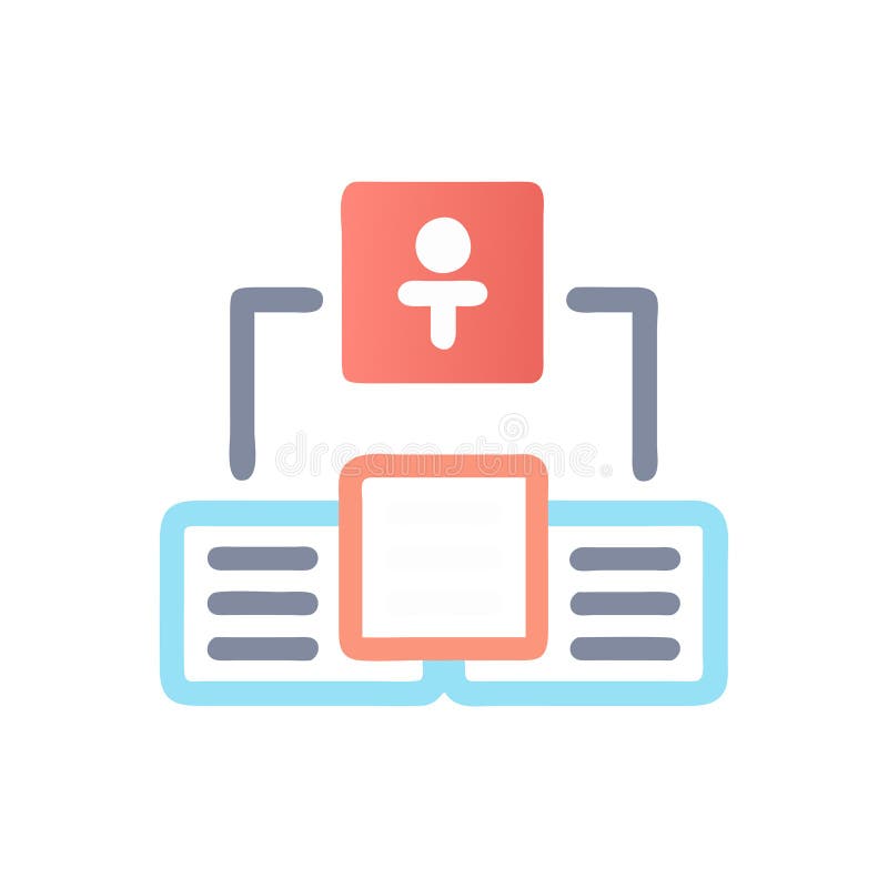 Creative Knowledge Base Graphic Icon Stock Image - Illustration of ...