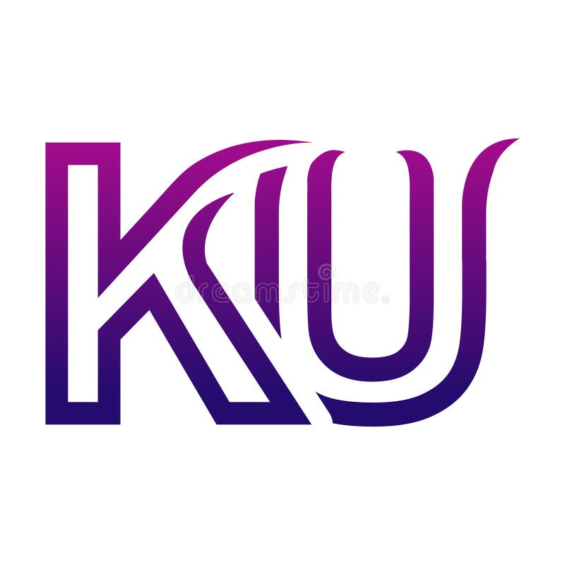 Creative KU Logo Icon Design Stock Vector - Illustration of business ...