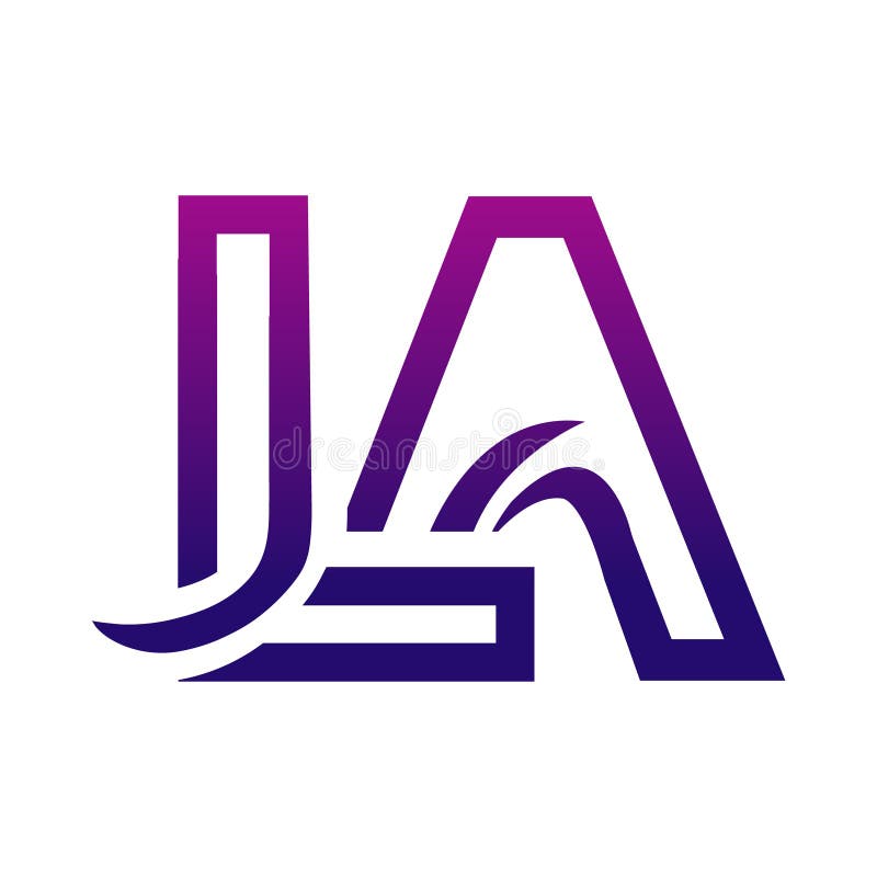 Creative LA Logo Icon Design Stock Vector - Illustration of format ...