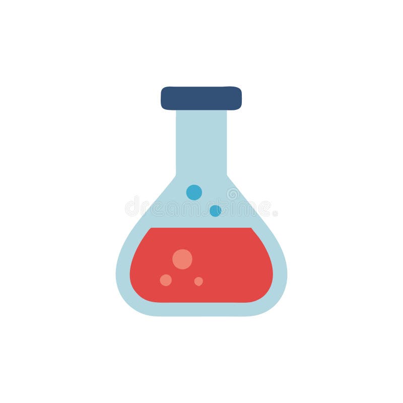Creative Lab Flask Illustration Icon Stock Illustration - Illustration ...