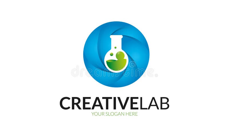 Creative Lab Logo Template stock vector. Illustration of creativity ...