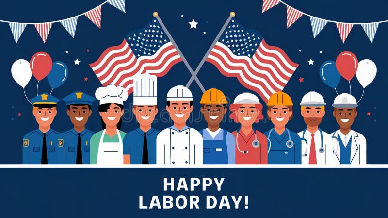 Creative Labor Day Art Designs for Celebrations Poster Stock ...