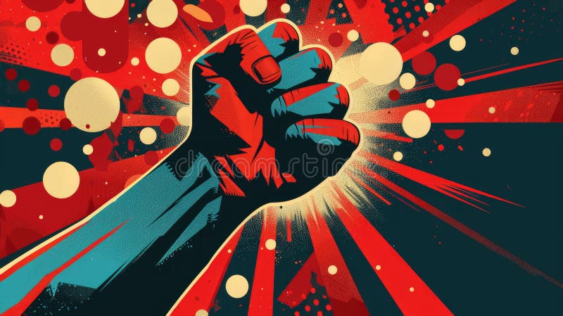 Creative Labor Day Poster with a Strong Visual Theme of Unity and ...