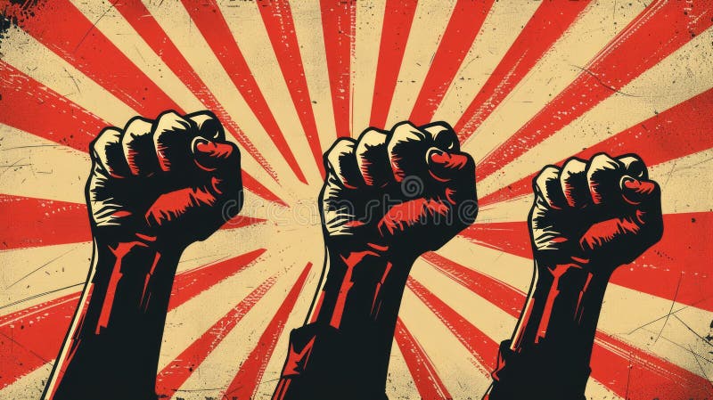 Creative Labor Day Poster with a Strong Visual Theme of Unity and ...