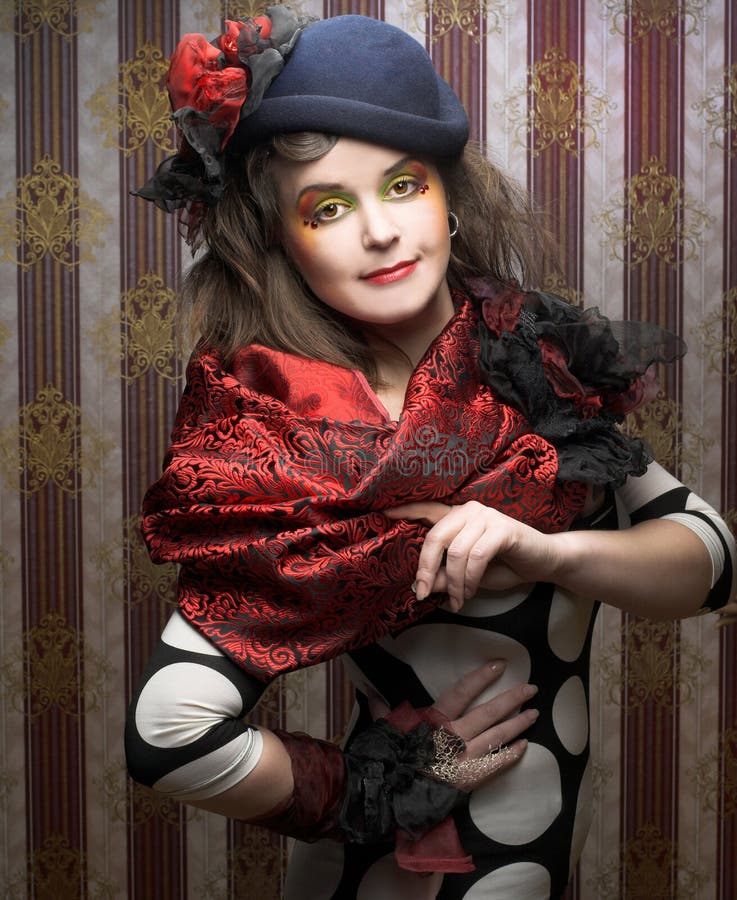 Creative lady. stock photo. Image of actress, person - 32627312